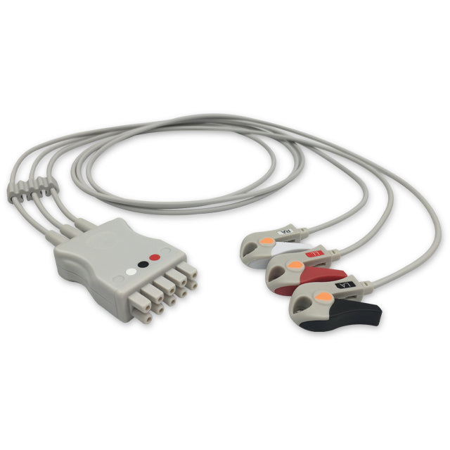 ECG Leadwire Set 3-Lead Grabber – Siella Medical