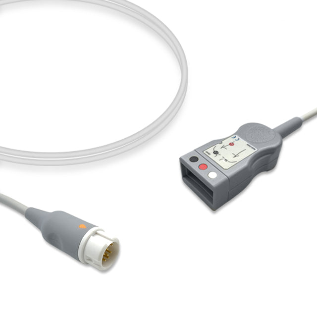 Philips ECG Trunk Cable M1669A, 3 lead, 2.5m, IntelliVue, AHA, Reusabl ...